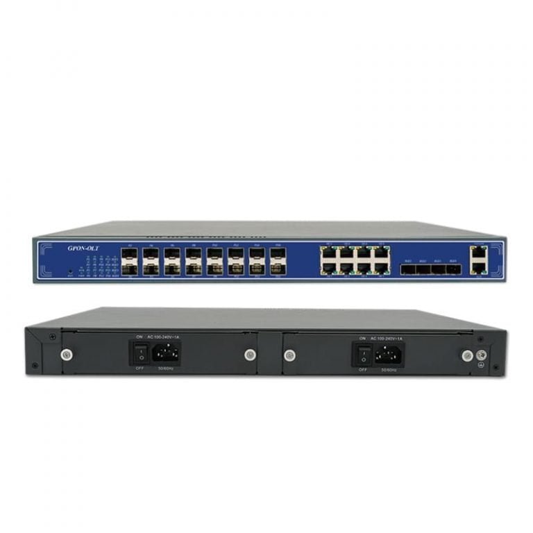 GPON OLT 16 Pon Ports Bt-P8116h FTTH Network | BT-PON