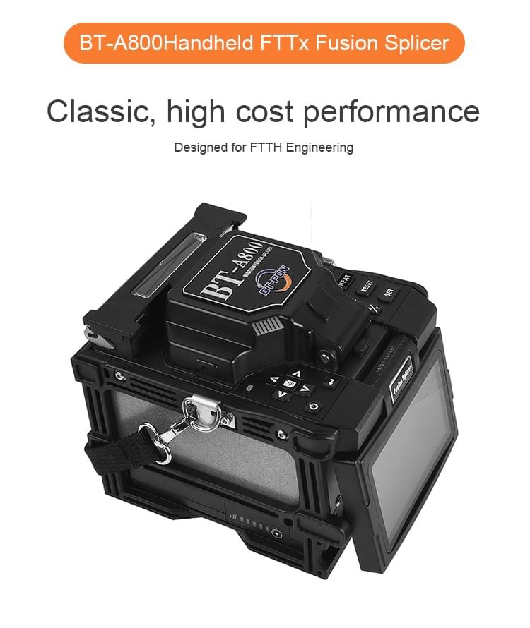 BT-PON Fiber Fusion Splicer BT-A800 Handheld Splicing Machine | BT-PON