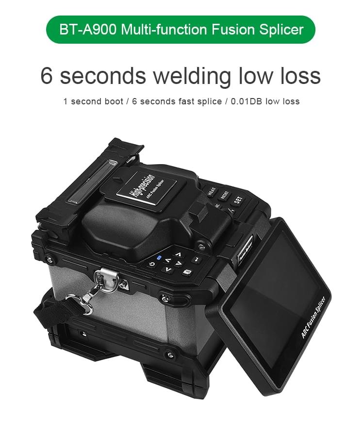 Automatic 6 Motors Fusion Splicer BT-A900 Fttx 16 Seconds Heating | BT-PON